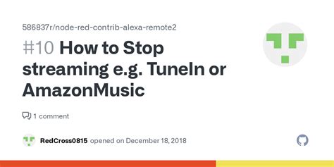 how to stop streaming e g tunein or amazonmusic · issue 10 · 586837r