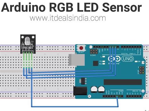 arduino rgb led sensor step by step hindi ky 016 arduino project hub