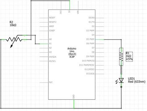 An Arduino Potentiometer Led Project For Beginners Dim An Led With Arduino