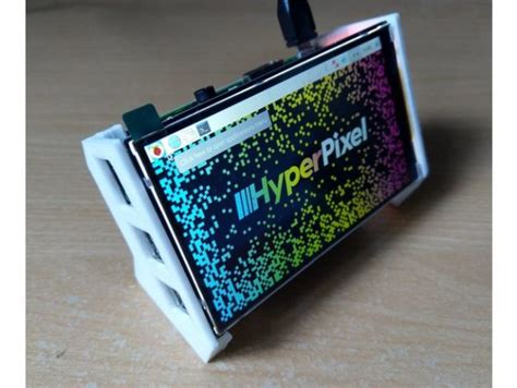 raspberry pi hyperpixel stand 3dthursday 3dprinting adafruit