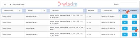 weblogic continuous thread dump tutorial