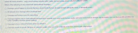 Solved Select All Correct Answers Each Correct Answer
