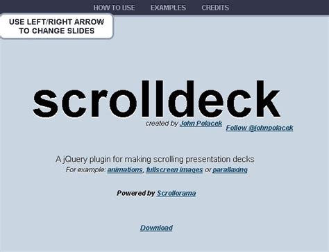 horizontal vertical parallax scrolling effects in jquery