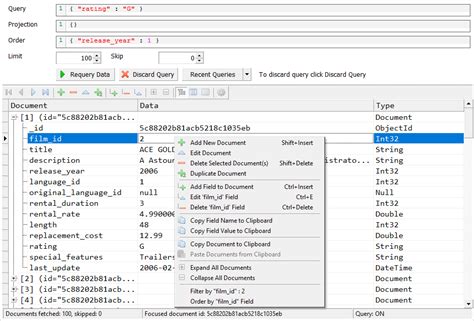 nosql manager group features