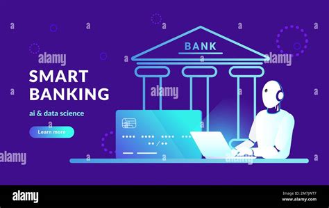 Smart Banking With Artificial Intelligence Stock Vector Image And Art Alamy