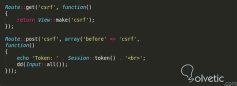 construir token csrf con laravel solvetic