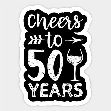 Cheers To 50 Years Svg