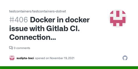docker in docker issue with gitlab ci connection failed cannot assign