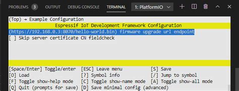 esp32 ota default examples don t work in platformio platformio ide