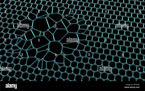 Graphene Disorders Conceptual Computer Illustration Graphene Is An