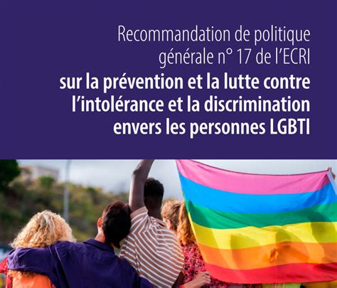La Commission Européenne Contre Le Racisme Et Lintolérance Publie De