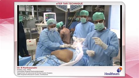 Etep Tar Technique For Hernia By Dr Parthasarathi Endoscopic Surgery