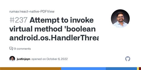 attempt to invoke virtual method boolean android os handlerthread
