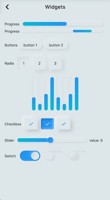 flutter neumorphic ui kit fluttercore