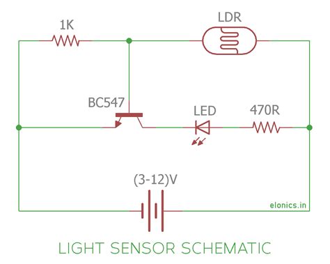 ldr night light circuit
