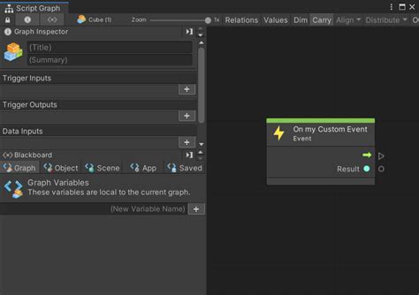 creating a custom visual script event unit visual scripting 1 5 2