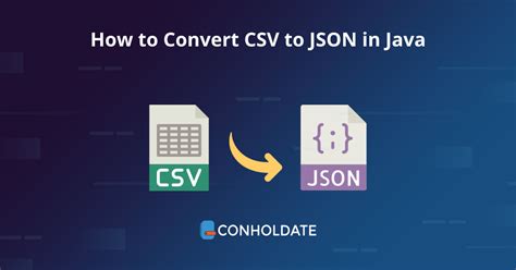 convertir csv a json en java