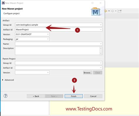 create a maven project skip archetype