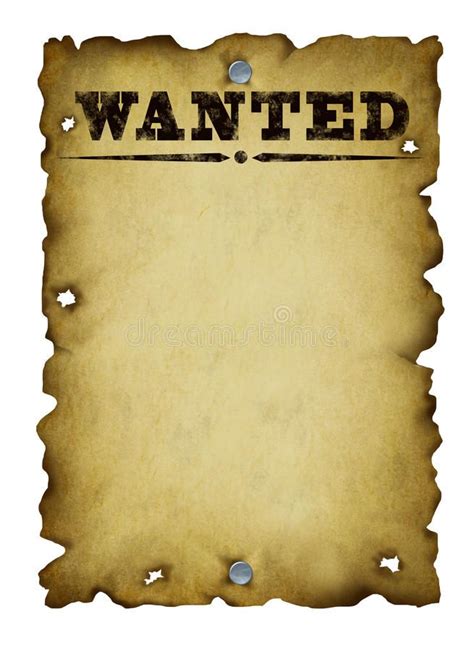 Western Wanted Poster Clipart