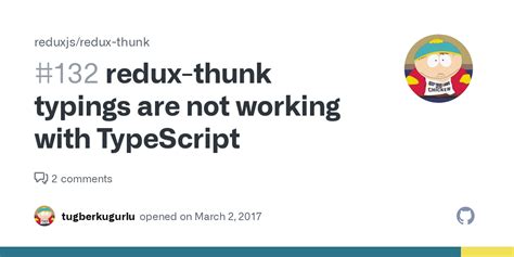 redux thunk typings are not working with typescript · issue 132