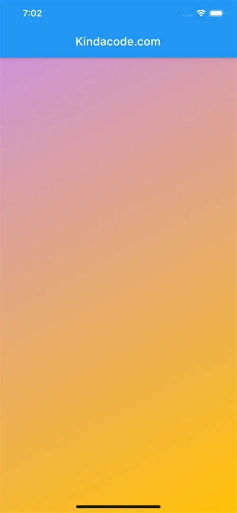 flutter container with gradient background kindacode