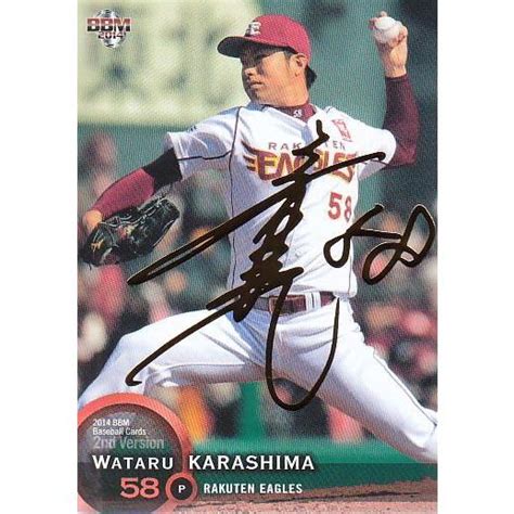 14bbm 2ndバージョン 辛島航 金箔サインパラレル 100枚限定 14bbm2nd Karashima 100p スポーツカードミント