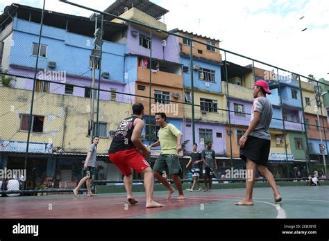 Fußball Beach Football In Brasilien Copacabana Beach Rio De