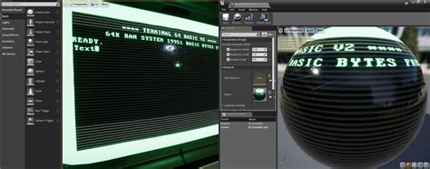 how to create a terminal system in ue4 system in this