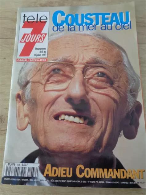 TÉlÉ 7 Jours N° 1936 1997 Adieu Commandant Cousteau Eur 12 90