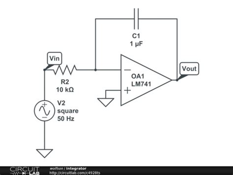 integrator circuitlab