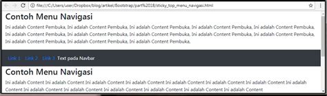 tutorial belajar bootstrap 4 part 18 membuat menu