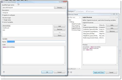 java eclipse debug mode view instance variable values