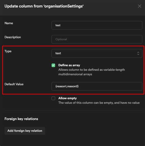 default value for json columns does not save · issue 2024 · supabase