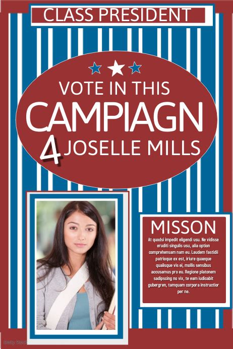 Copy Of Class President Postermywall
