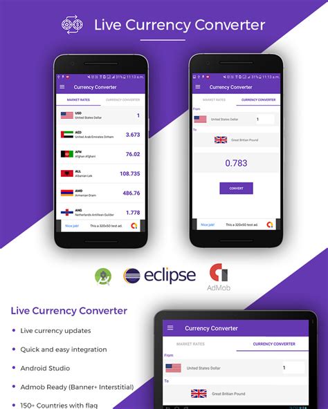 live currency converter app template templatemonster