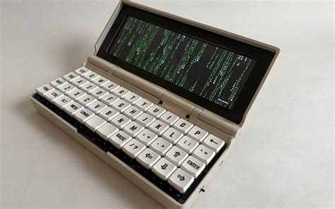 a retro style handheld pc uses raspberry pi zero 2 w electronics