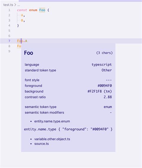 token inspector hover doesn t reflect disabling semantic highlighting