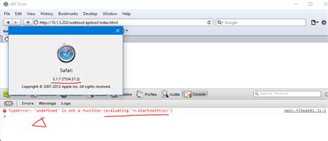 `typeerror undefined is not a function evaluating n startswith e