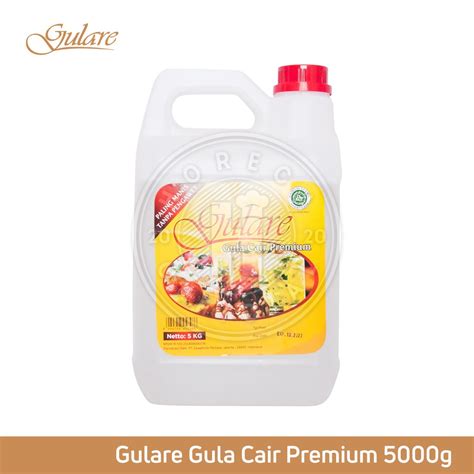 Jual Gulare Gula Cair Premium Simple Syrup 5kg Simpel Sirup 5 Kg