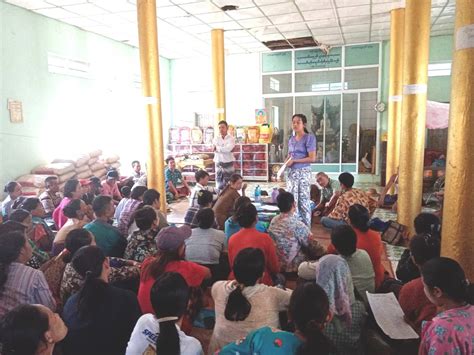 ငပုတောမြို့နယ် သရက်ချောင်းကျေးရွာ၌ မြစိမ်းရောင်စီမံကိန်း အသင်းဝင်သူစာရင