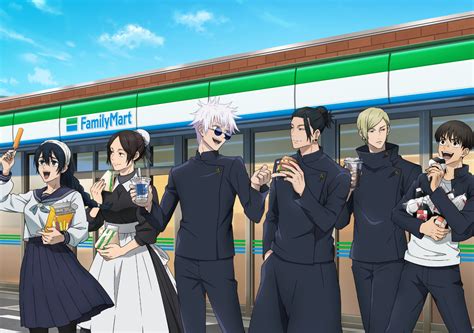 ファミマ×呪術廻戦、五条悟や夏油傑のクリアファイル ステッカープレゼント。アクスタ チャームも販売 おむすび サンドイッチ 菓子パンなどコラボ