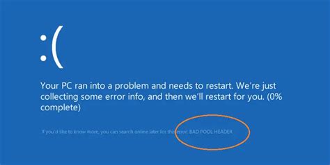 how to fix bad pool header bsod error in windows 10 whatsabyte