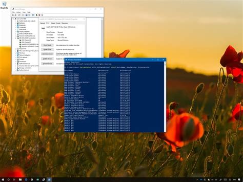how to check device driver versions on windows 10