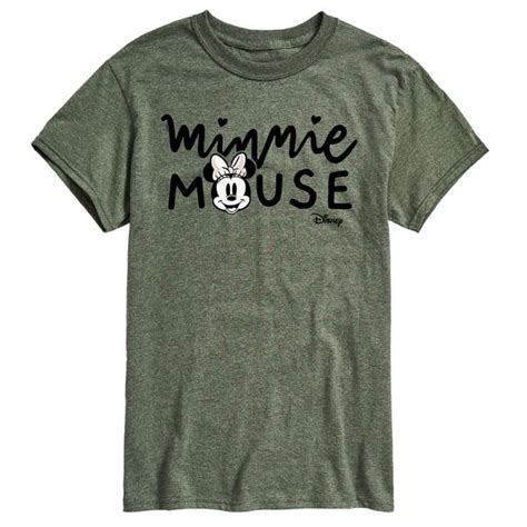 Disney Mickey And Friends Minnie Mouse Original Mens Short Sleeve