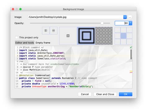 background image jetbrains rider documentation