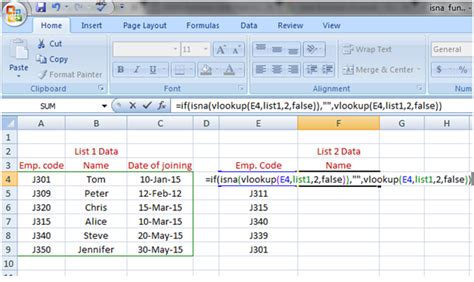 ms excel isna function javatpoint