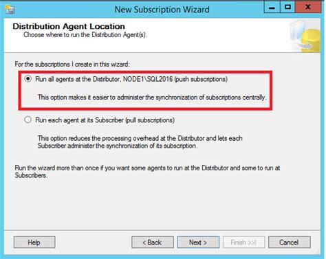 tutorial configure transactional replication sql server microsoft docs