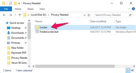 how to password protect a folder in windows 10 without software