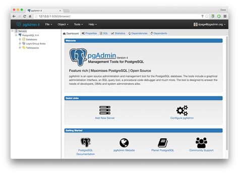 novidade na área postgresql 9 6 e pgadmin 4 banco de dados scriptcase