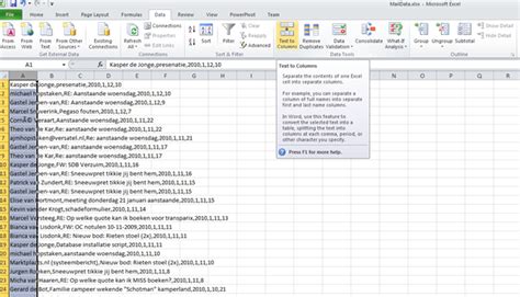 how to powerpivot outlook data ost or pst data in